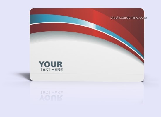 Plastic card template 089 - Plastic card